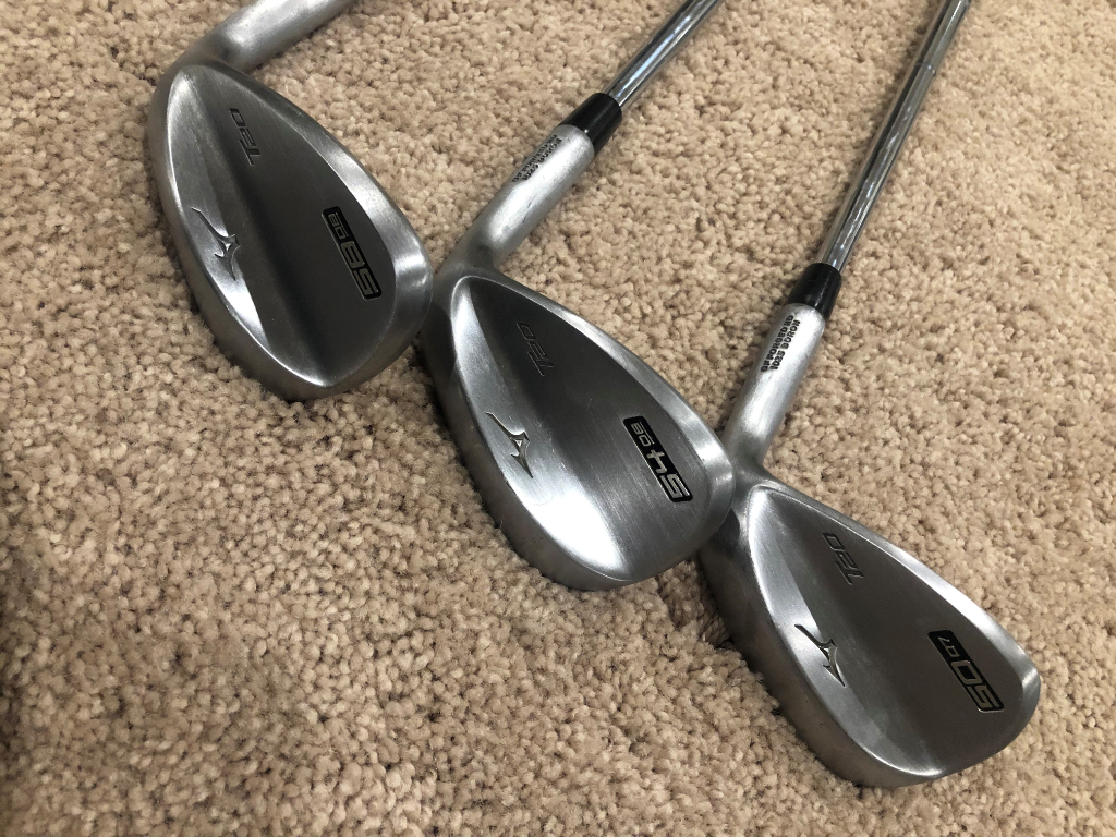 Mizuno T20 Raw Forged Wedge Set 50*, 54* 58* Dynamic Gold 120 X100 ...