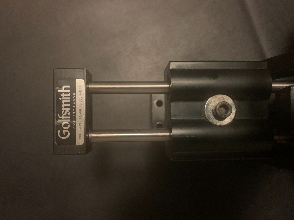 Golfsmith loft and lie bending machine and shaft frequency analyzer ...