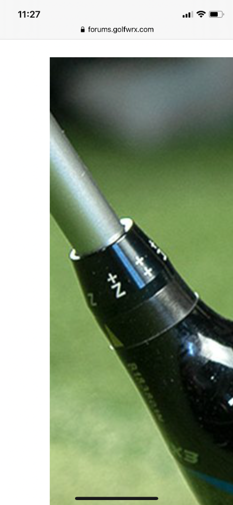 Tour Edge driver adapter crooked - WRX Club Techs - GolfWRX