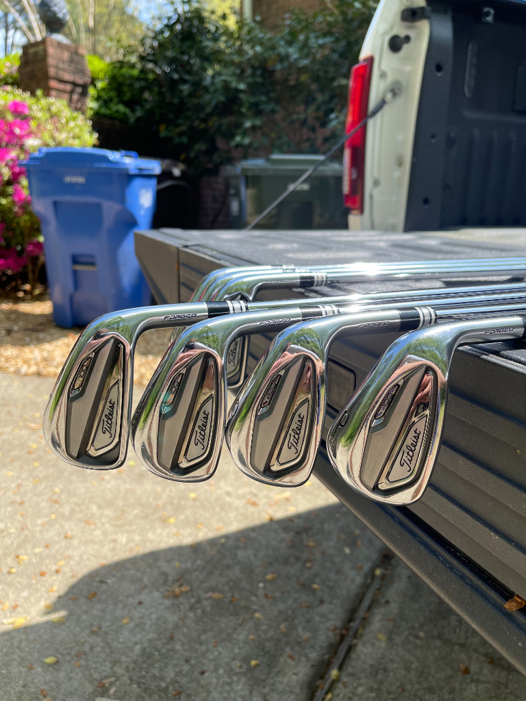 T100 irons 4-P Project X 6.0, custom BB&F ferrules! Plus a masters ...