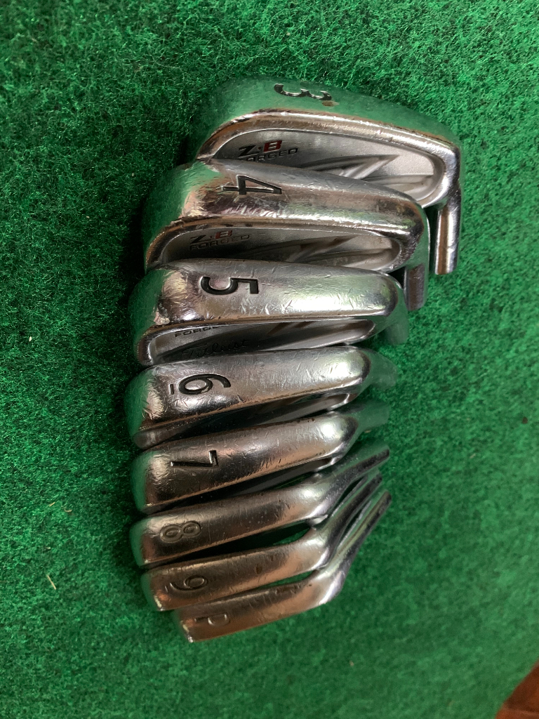 Srixon ZX7 3-PW, ZX5 Strong loft 4-5 irons, Titleist ZB Iron heads ...