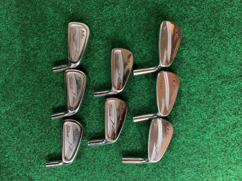Srixon ZX7 3-PW, ZX5 Strong loft 4-5 irons, Titleist ZB Iron heads ...