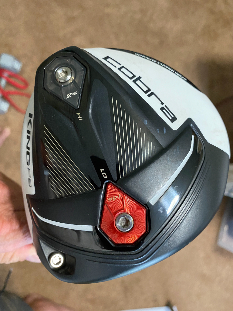 Cobra F9 driver….9 degree white head with Black Tie X shaft….. reduced ...
