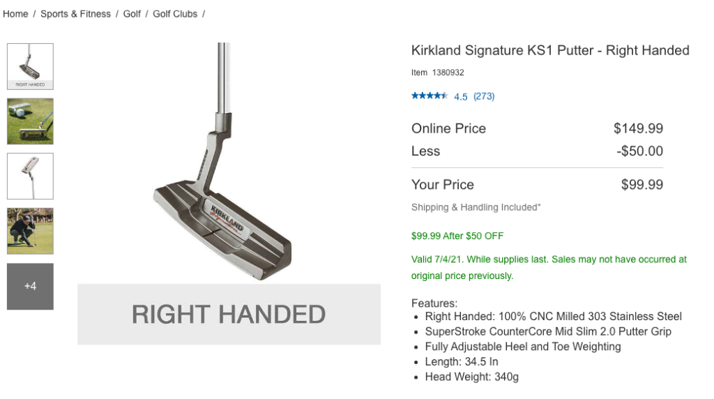 Costco Putters are in... (MOD EDIT - NO CORONAVIRUS, POLITICS, BUY/SELL ...