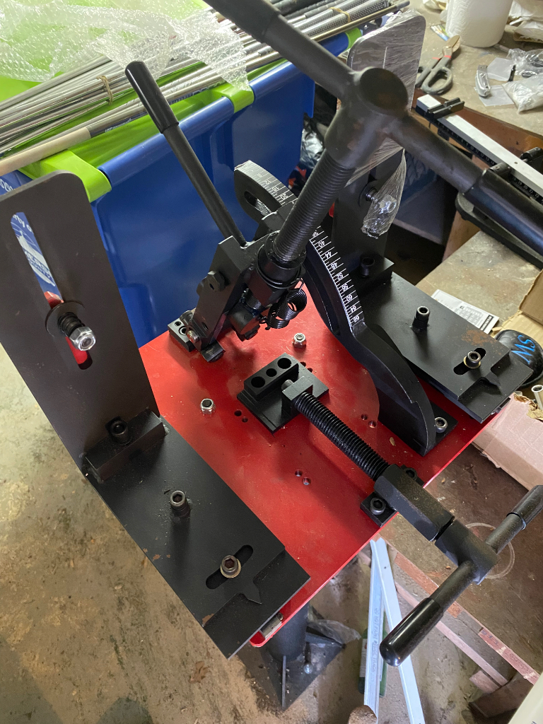 Barely used Mitchell bending machine with bending bar and stand! - For ...
