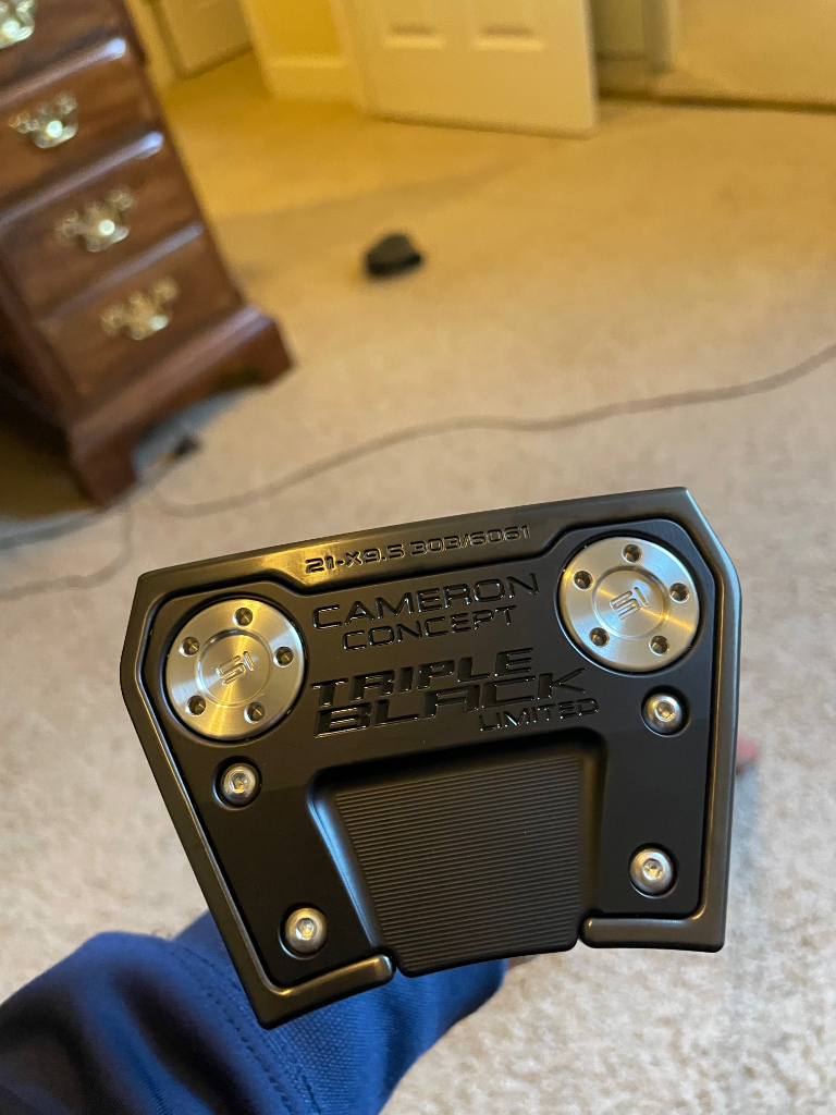 NEW - 34” Scotty Cameron Phantom X 9.5 Triple Black Limited Edition ...