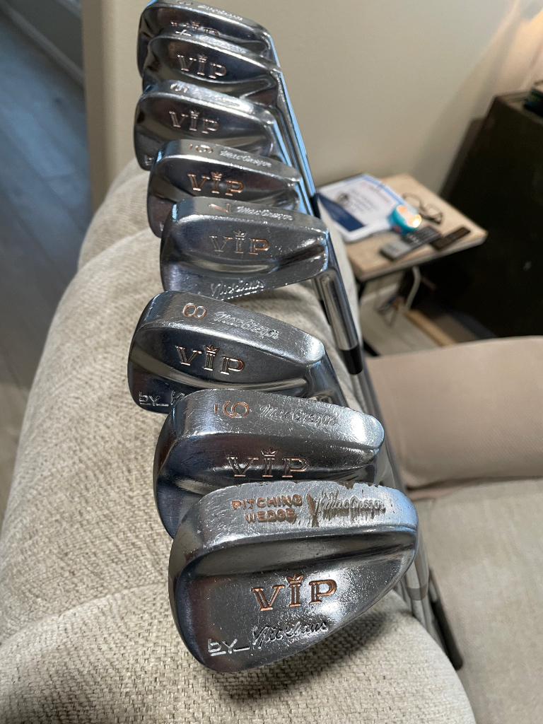1968 MacGregor VIP Blades - Hickory, Persimmon and Classic Clubs - GolfWRX