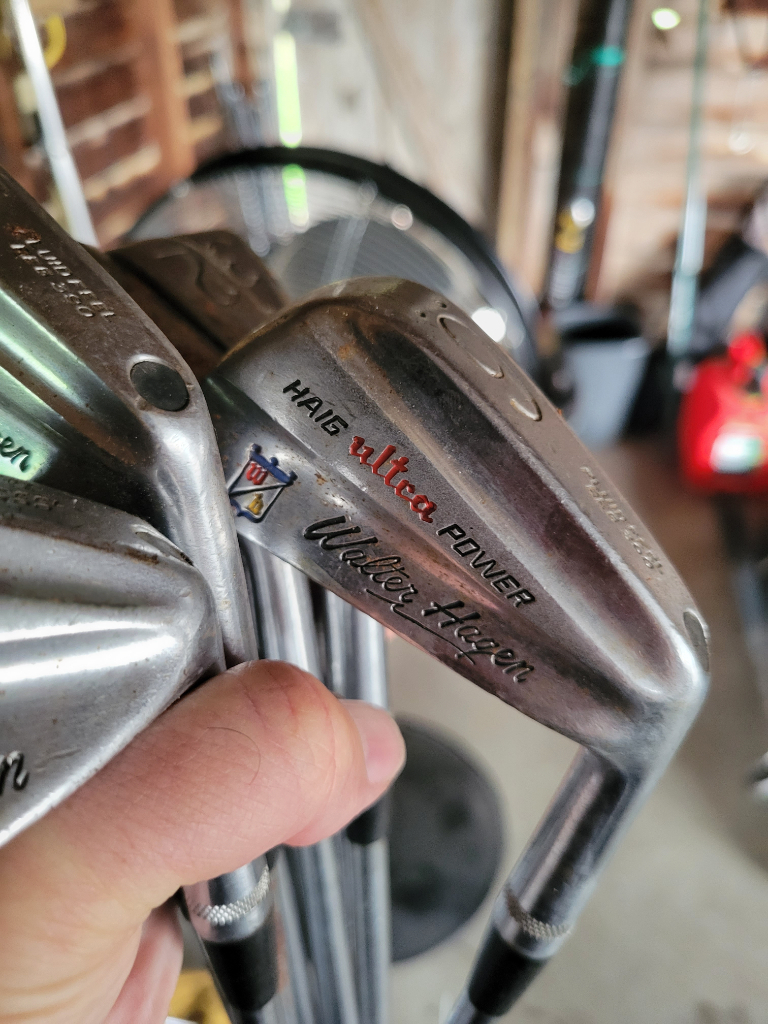 Need help dating these two irons sets - Hickory, Persimmon and Classic ...