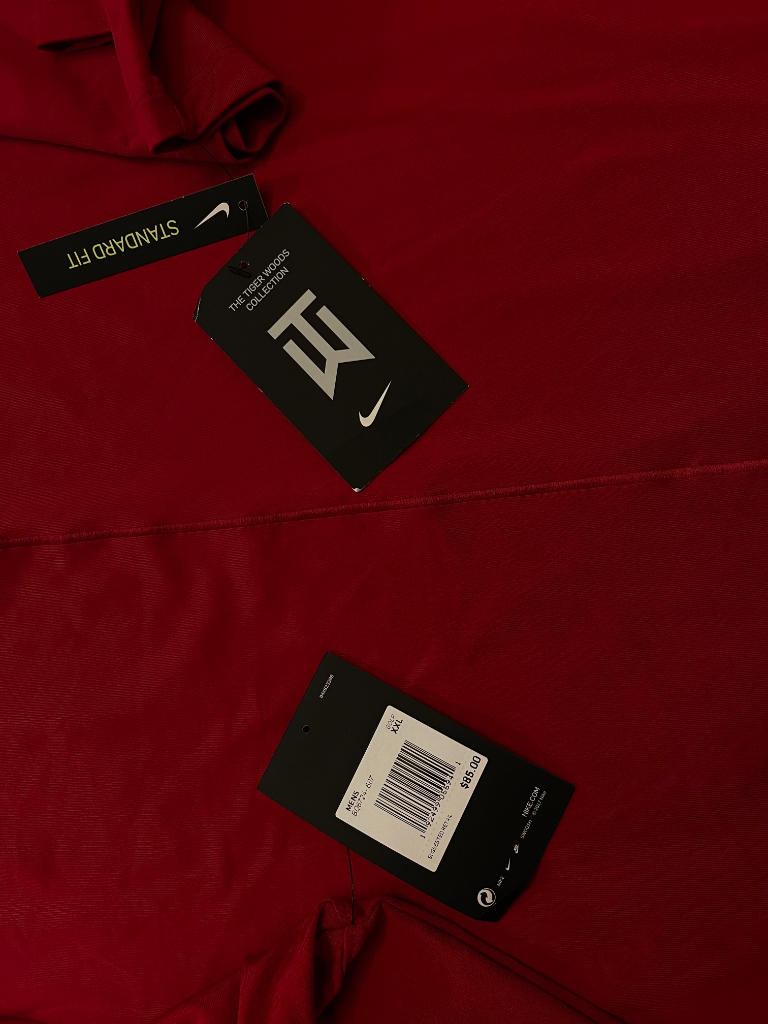 Tiger Woods Nike TW Mock 2019 Masters Sunday Red XXL - For Sale Archive ...