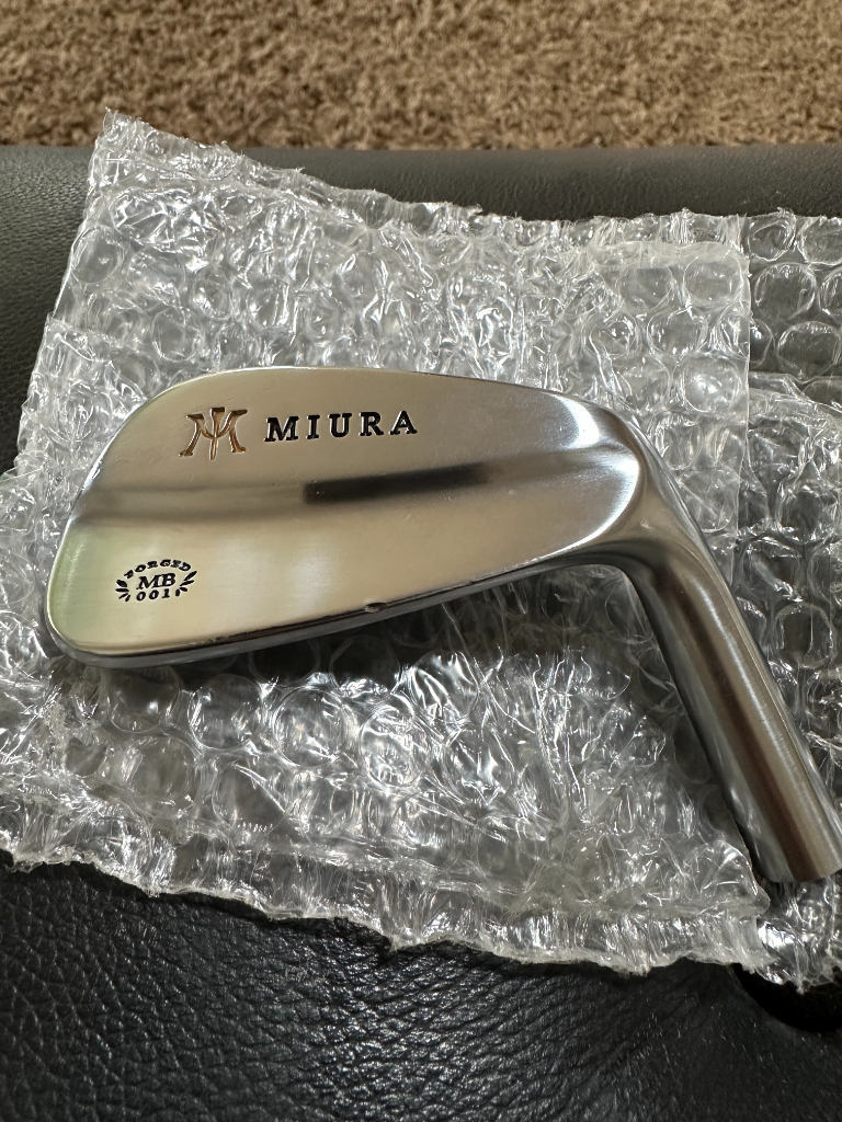 Miura MB 001 pitching wedge (head only) and a set of SuperSpeed Sticks ...