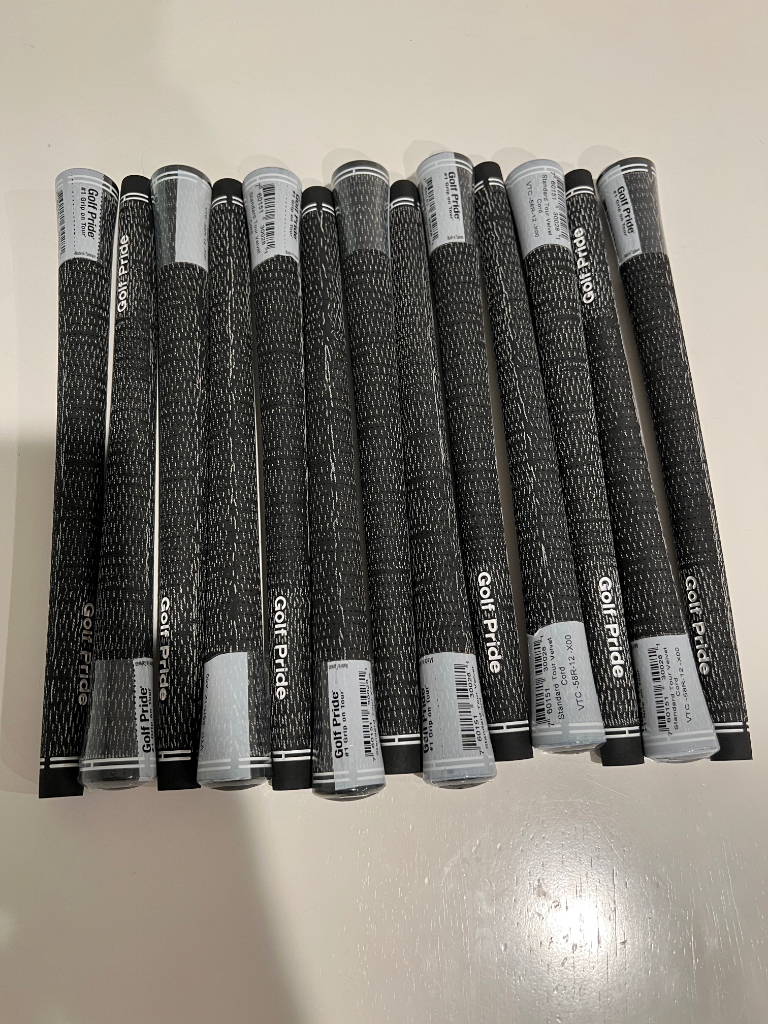 Ping PLD, Golf Pride Tour Velvet BCT grips, and PXG 0311P Gen 3 Irons