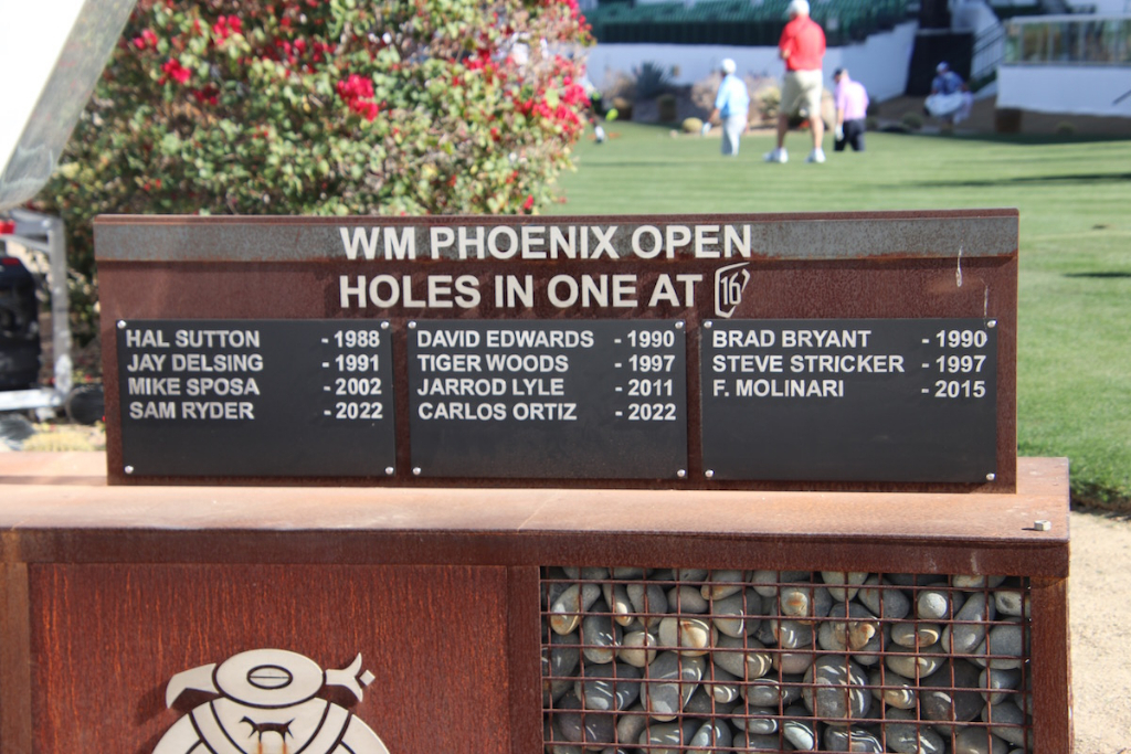 TPC Scottsdale 16th Hole (inside the stadium) – 2023 Waste Management ...