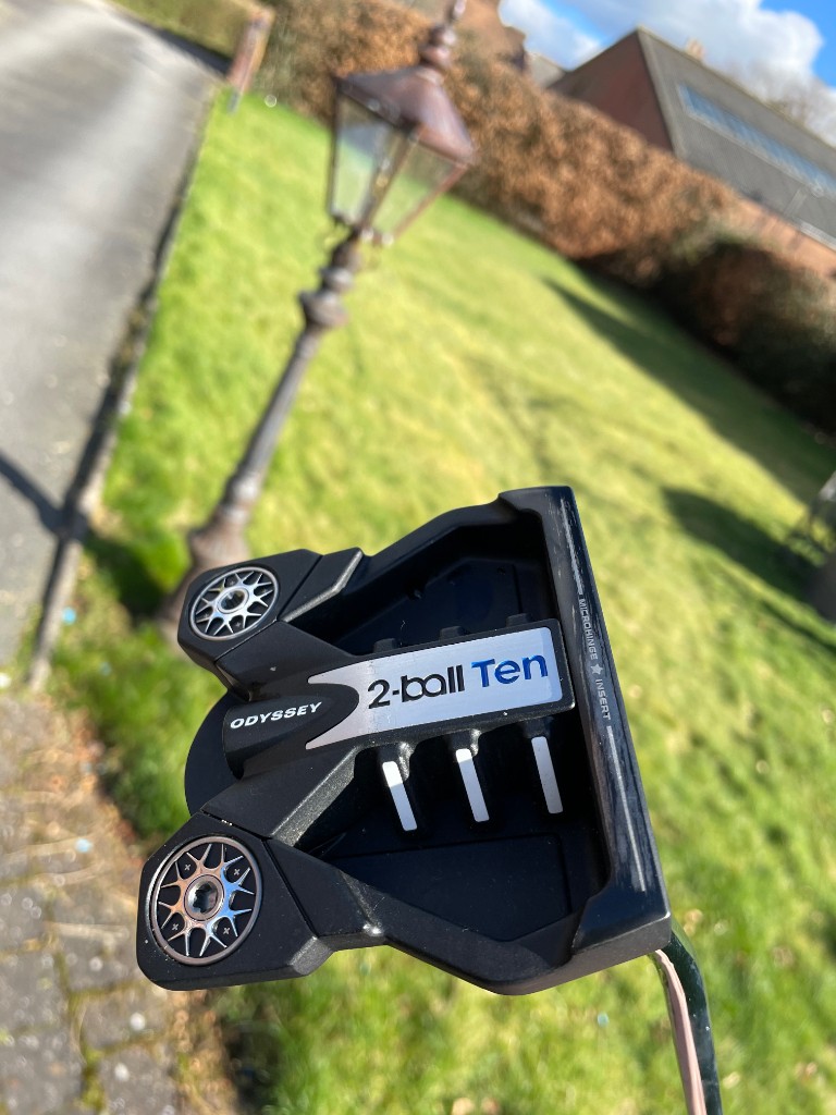 RARE ODYSSEY 2 BALL TEN PUTTER TOUR ISSUED TOUR CRIMPED 38” TOUR ONLY ...