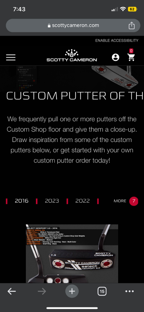 Scotty Custom Shop Phantom x5.5 - Putters - GolfWRX
