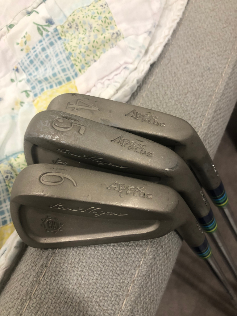 Three sets of Cult Classics - Adams CMB, Srixon z745 & '99 Hogan Apex ...