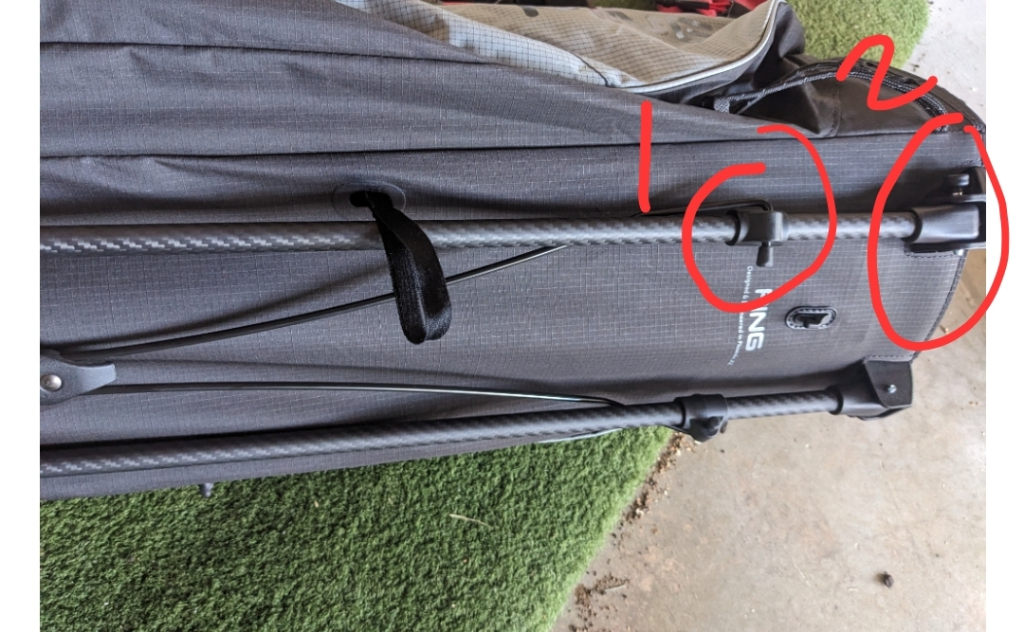 Ping Hoofer Craz-e Lite Strap Leg Mechanism - Golf Bags/Carts ...
