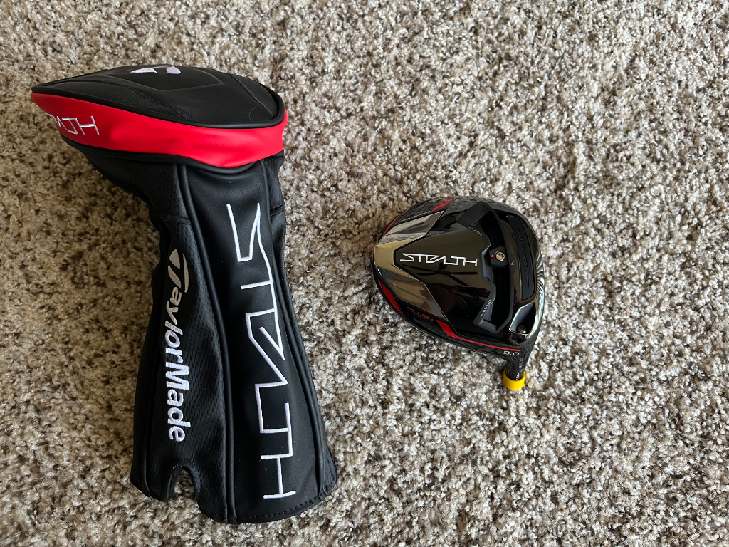 SOLD - Taylormade Stealth Plus Driver Head + headcover, 8 degree, brand ...