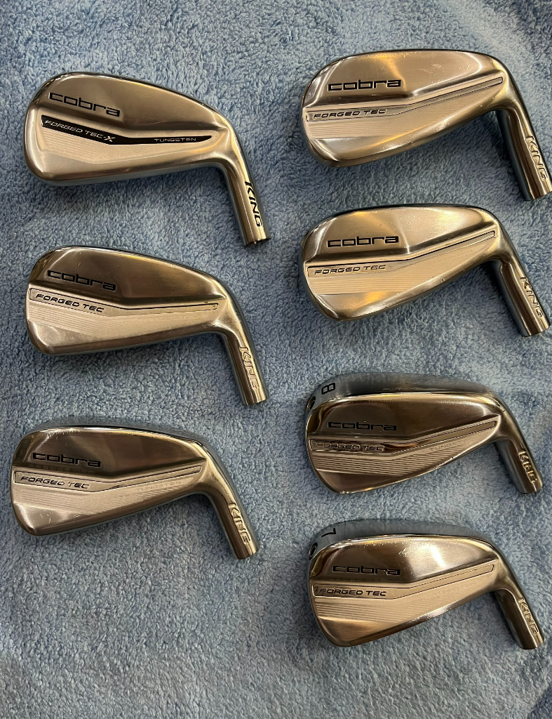 Cobra Forged Tec 5-P & Forged TecX 4 Iron Heads - For Sale Archive-For ...