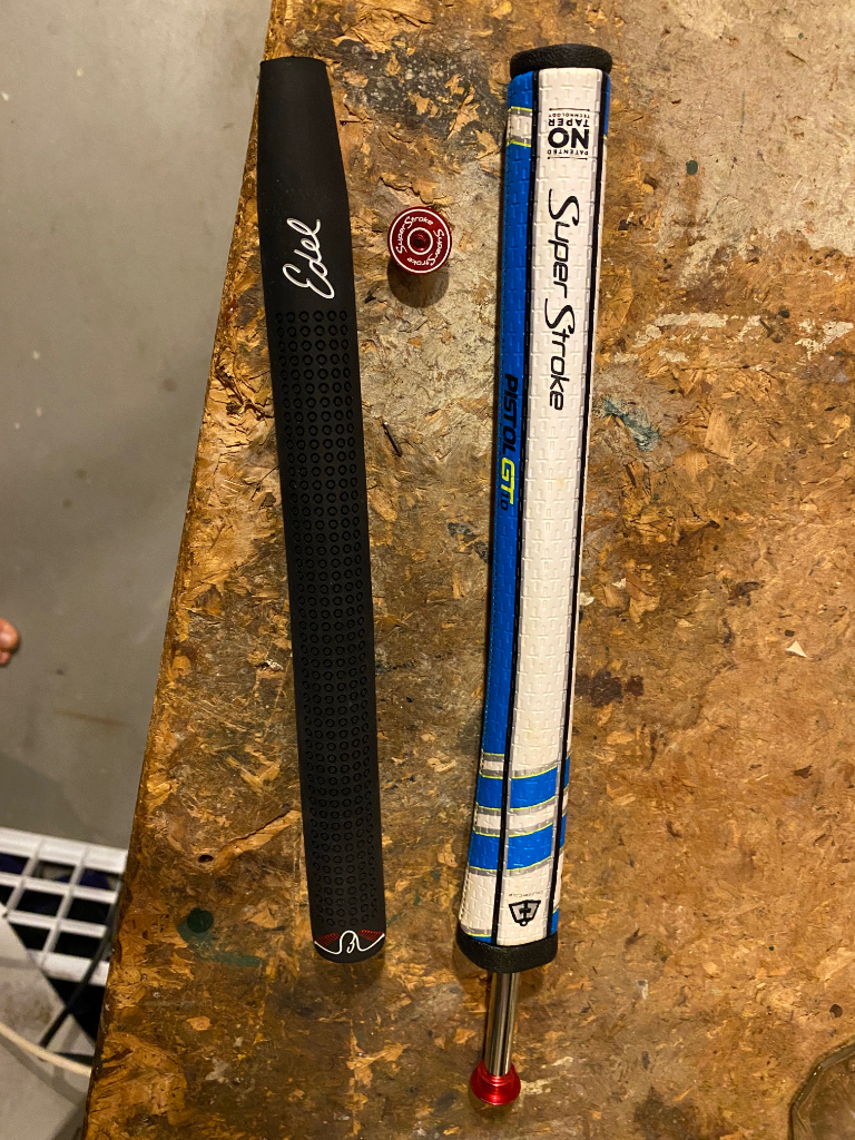Two putter grips - Super stroke and Edel round slim - For Sale Archive ...