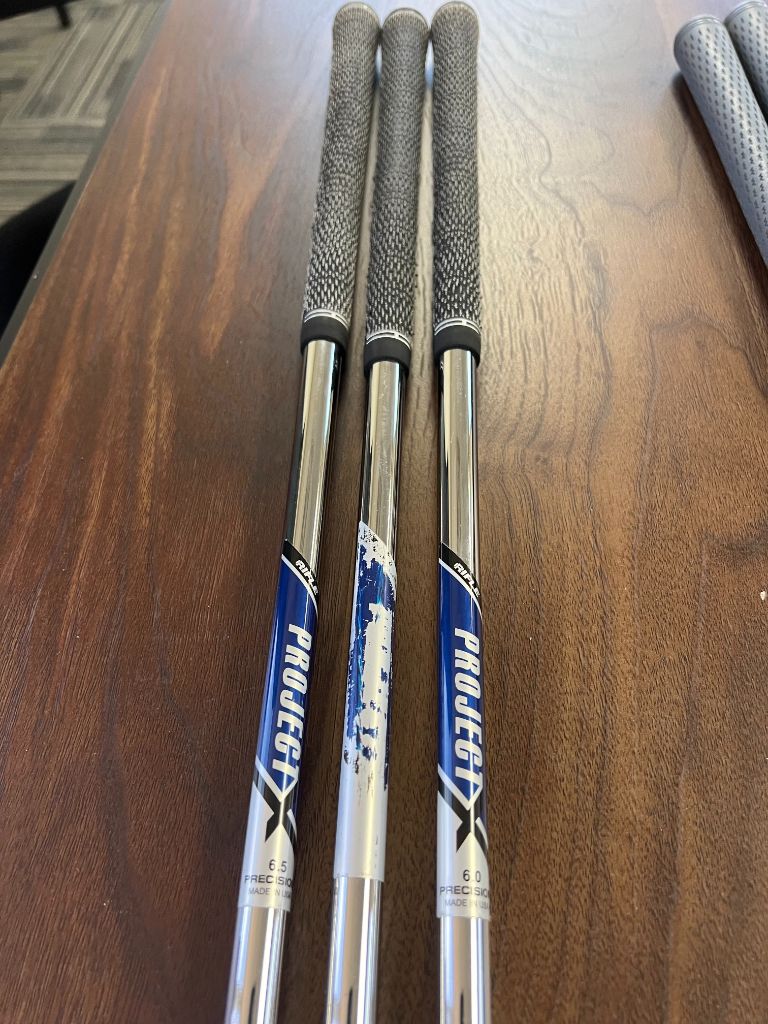 LA Golf L-Series-120 X Stiff 4-PW , Project x wedge shafts ALL S - For ...