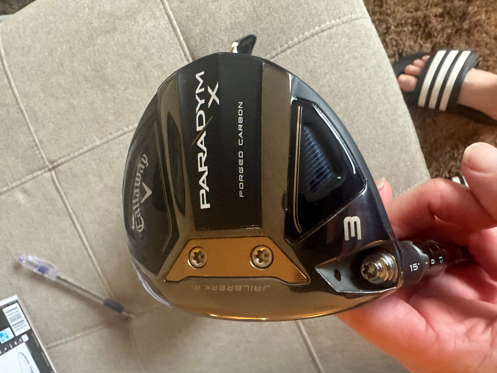 Added - Tpur ad di black 7s ping tip Paradym x 3 wood - - ventus tr ...