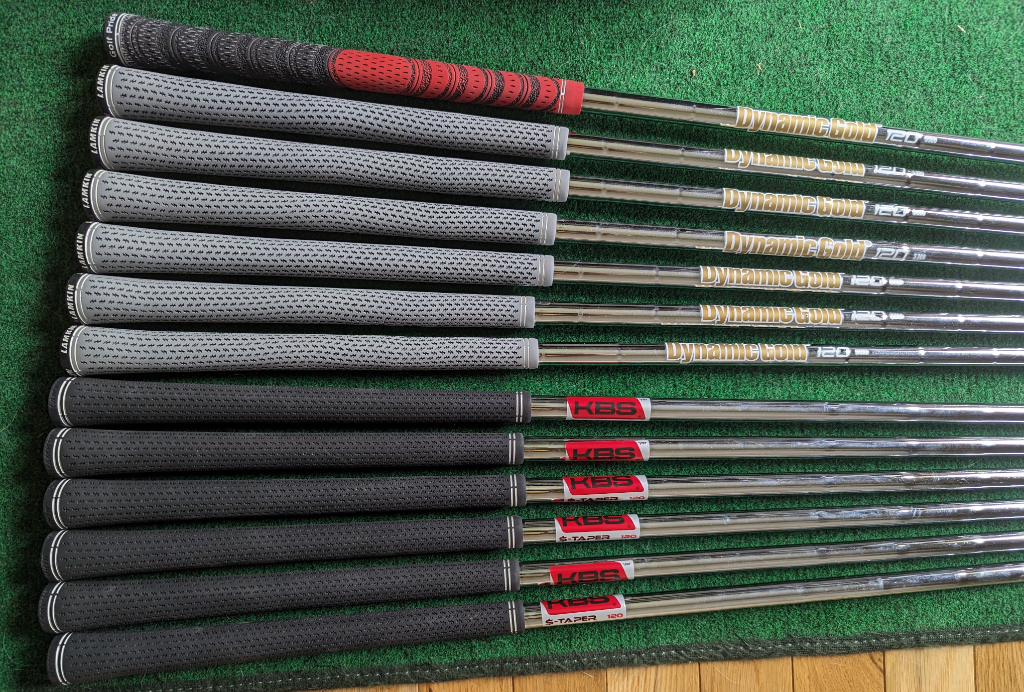 (ALL SOLD) Dynamic Gold DG120 and KBS $ Taper 120 Shaft Pulls | Footjoy ...