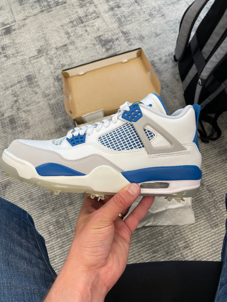 Jordan 4s White and Blue Sz 10.5 - For Sale Archive-For Feedback ...