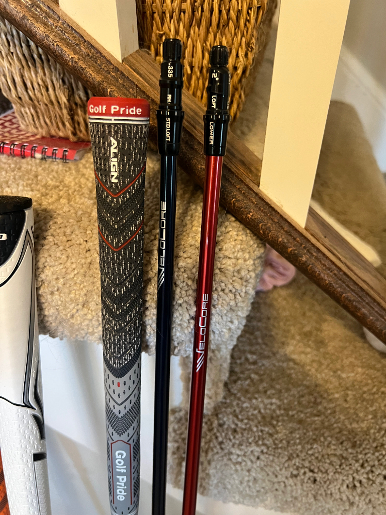These clubs stink: Betti blacked out armlock, Vokey Low bounce k 58 ...