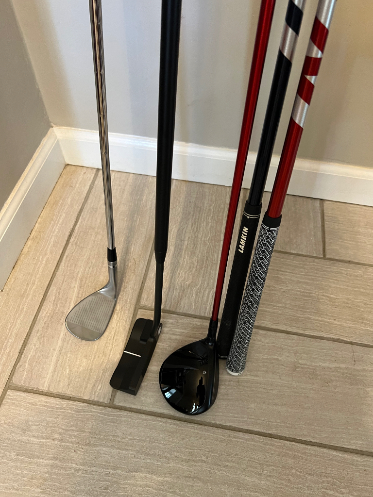 These clubs stink: Betti blacked out armlock, Vokey Low bounce k 58 ...