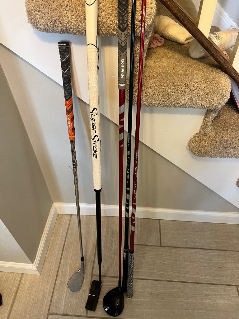 These clubs stink: Betti blacked out armlock, Vokey Low bounce k 58 ...