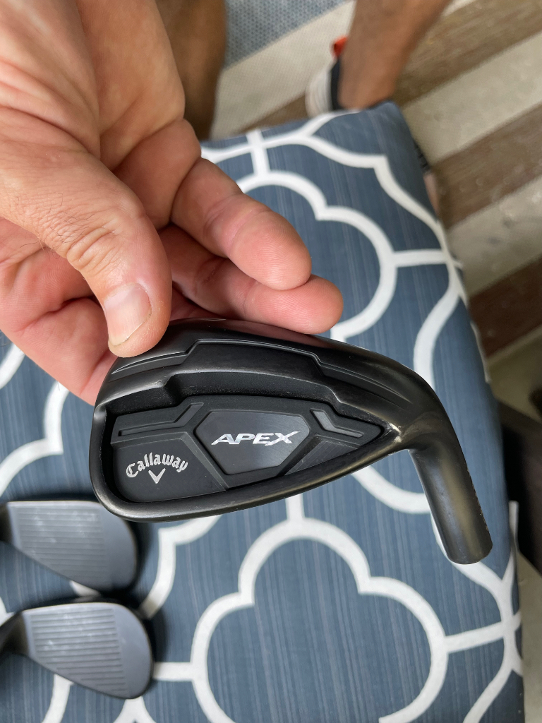 🔥 OG Callaway Apex CF 16 Black Irons heads only 4-pw Used less than 10 ...