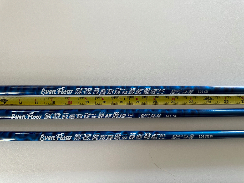Shafts! PX HZRDUS Smoke Yellow, Riptide CB, Fuji Atmos blue TS - For ...