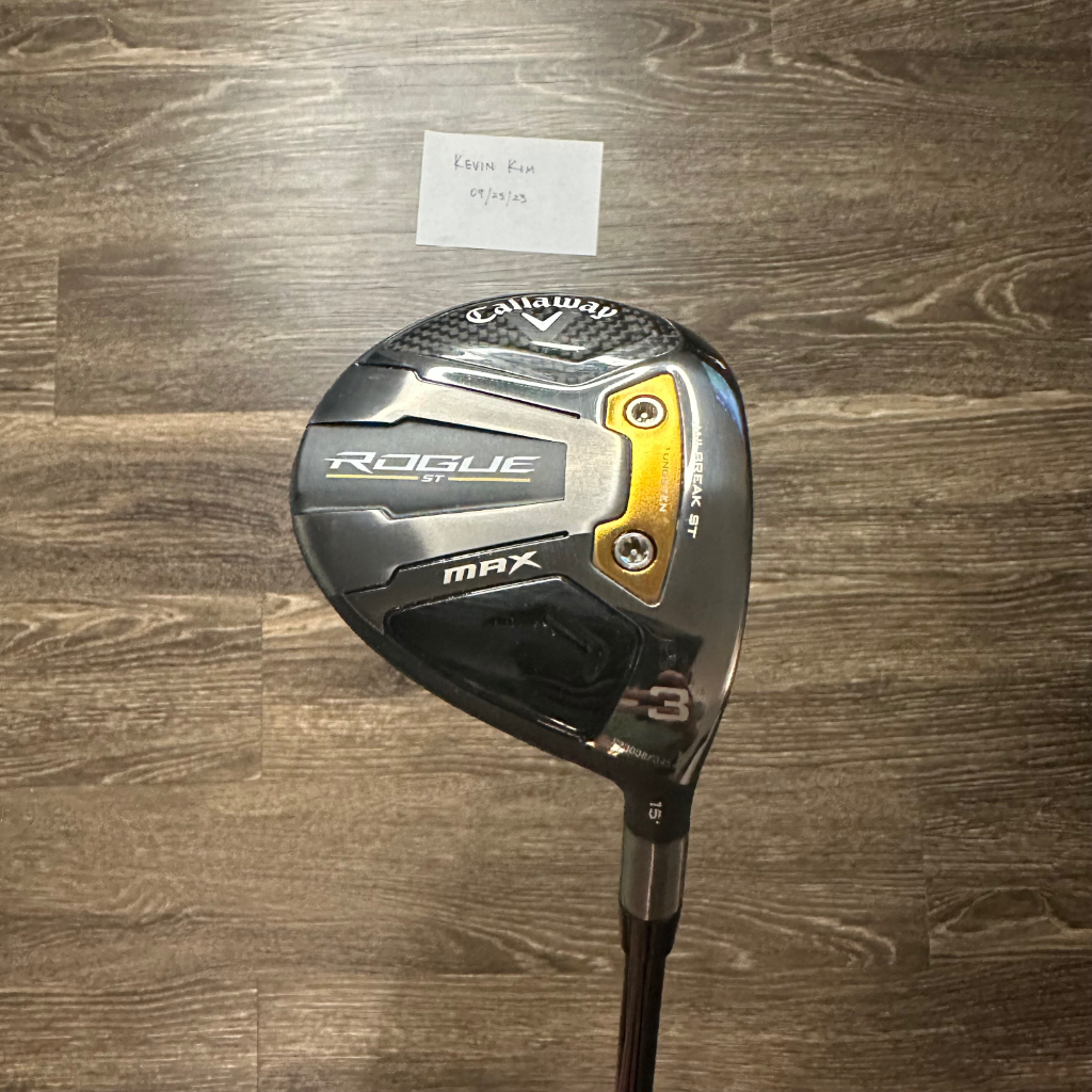 Callaway Rogue ST Max - 3 Wood & 7 Wood - HZRDUS Smoke Black RDX 70X ...