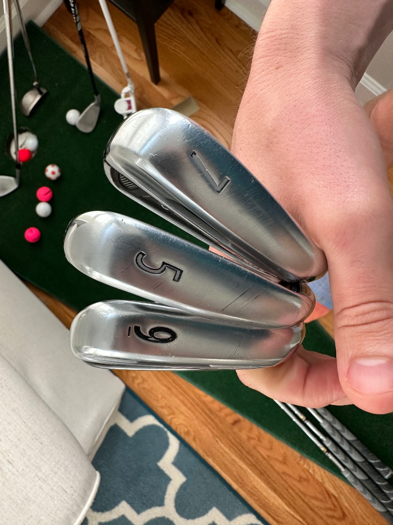 (ALL SOLD) Excellent condition Titleist AP2s and Hanger training aid ...