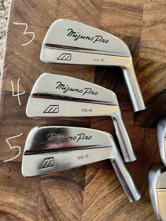 1980's Mizuno Pro MS-5 Heads (Japan Version) - SOLD! - For Sale Archive ...