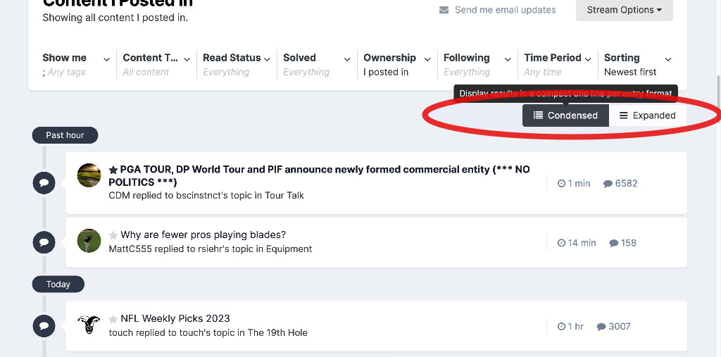 Forum view - Website Help, News & Feedback - GolfWRX