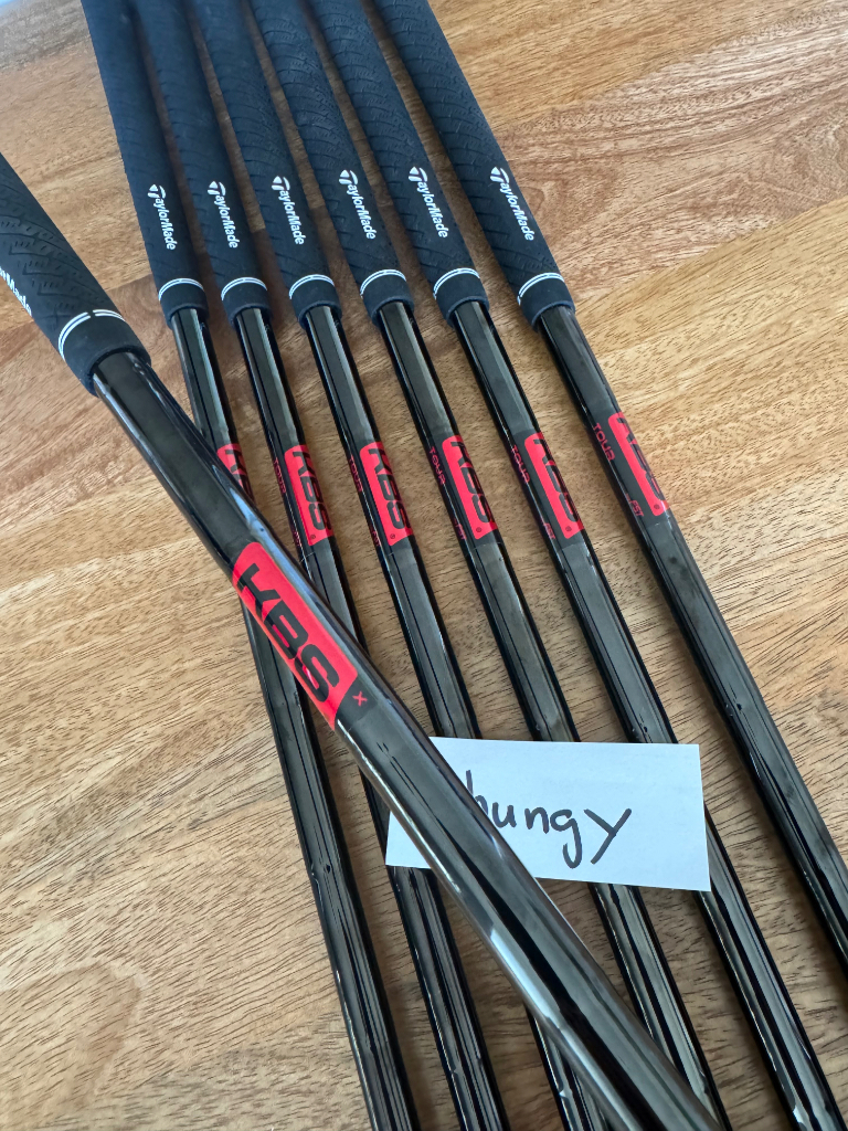 Brand New TaylorMade P770 Black Phantom 4-PW w/ KBS Tour X Flex (Fire ...