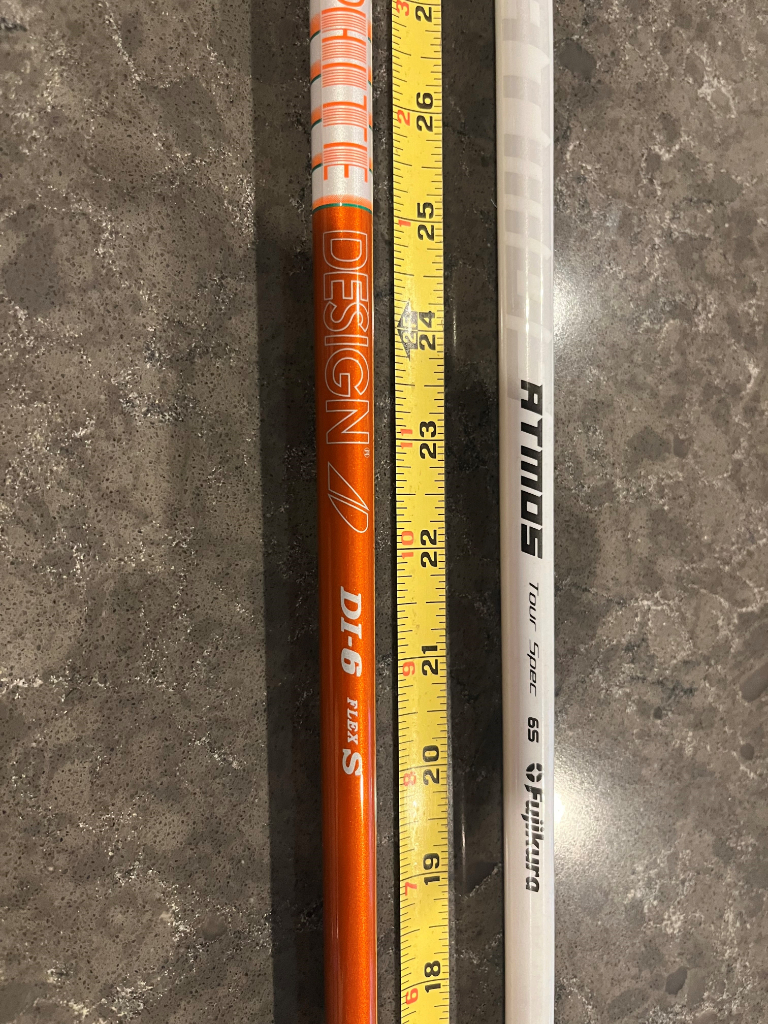 Titlesist AD-DI 6S and Ping Fuji Atmos Black 6S driver shafts. FootJoy ...