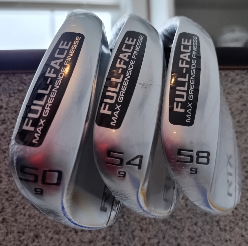 Cleveland RTX Zip Core Full Face Wedge Set (50 54 58) Upgrade KBS TGI ...