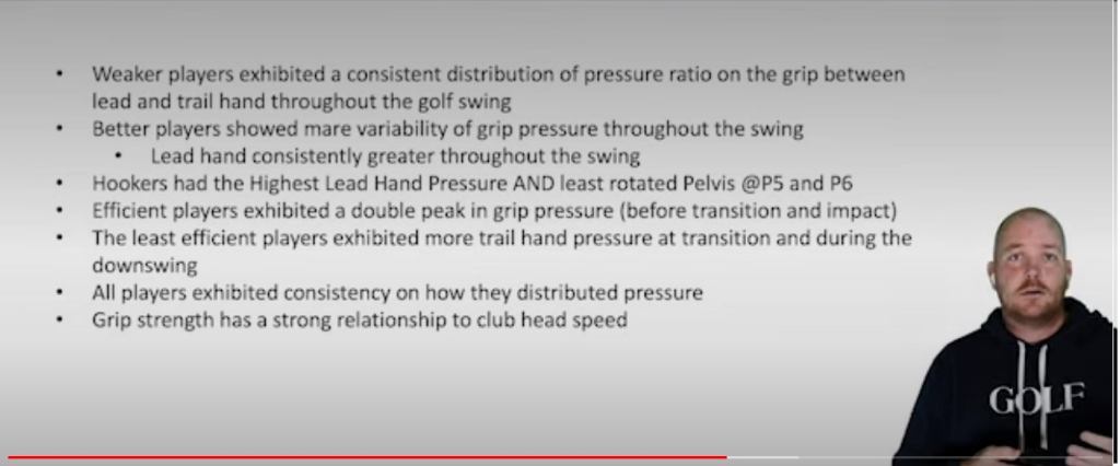 Grip Pressure Study by The Golf lab - Instruction & Academy - GolfWRX