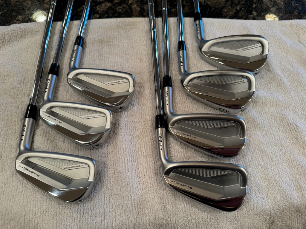 PING Blueprint S Irons, KBS Tour 120-Stiff, +1/2", BLUE Dot, Brand new ...