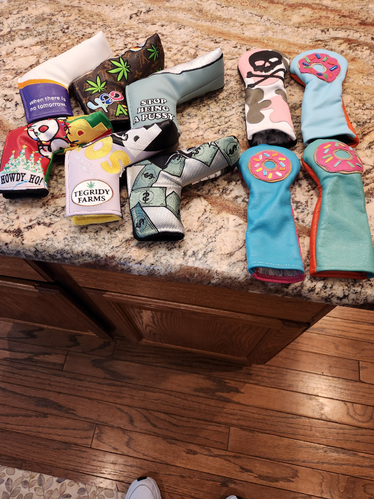 AMERICAN FLATSTICKS/PATRICK GIBBONS PUTTER COVERS-ROBERT MARK DONUT ...