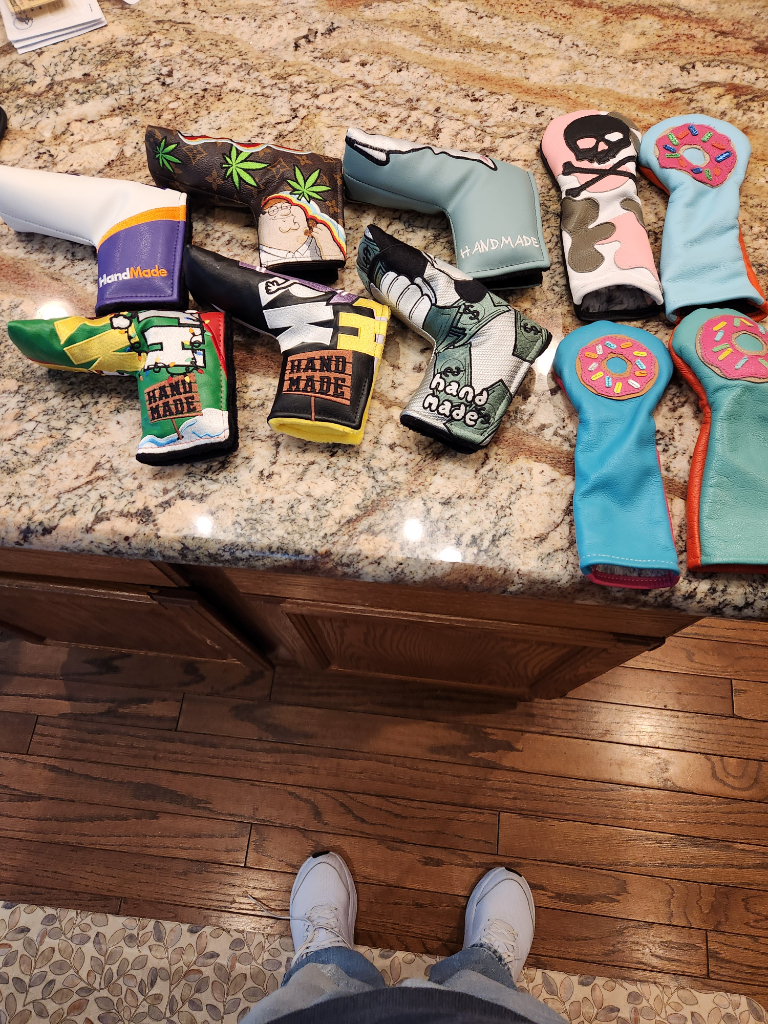 AMERICAN FLATSTICKS/PATRICK GIBBONS PUTTER COVERS-ROBERT MARK DONUT ...