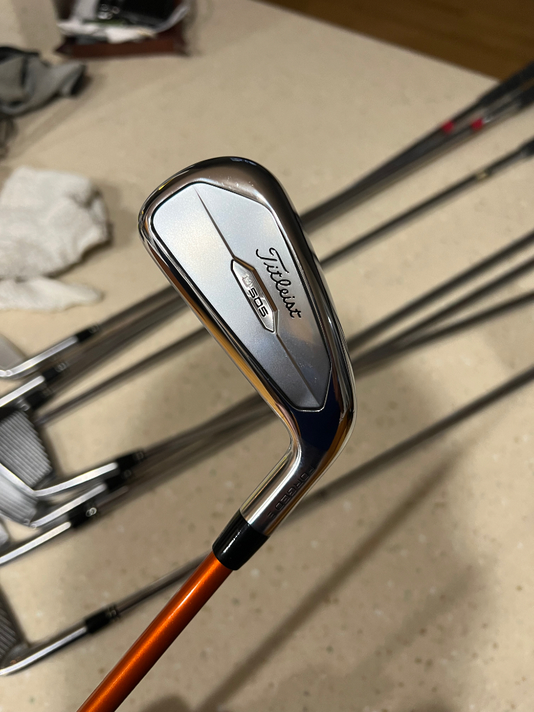 Taylormade TP Japan Miura Forge 3-PW and Titleist U505 4 with AD DI ...
