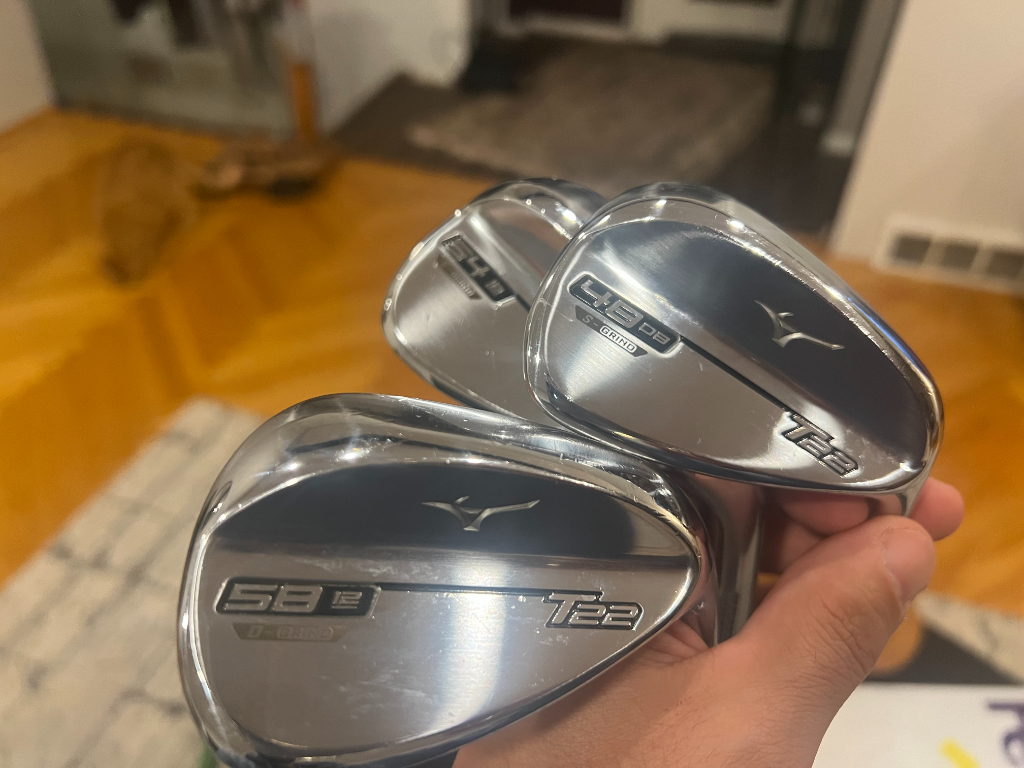 Spring Sale #1: , Mizuno T22 Wedge Set Chrome TI S400 All thats left ...