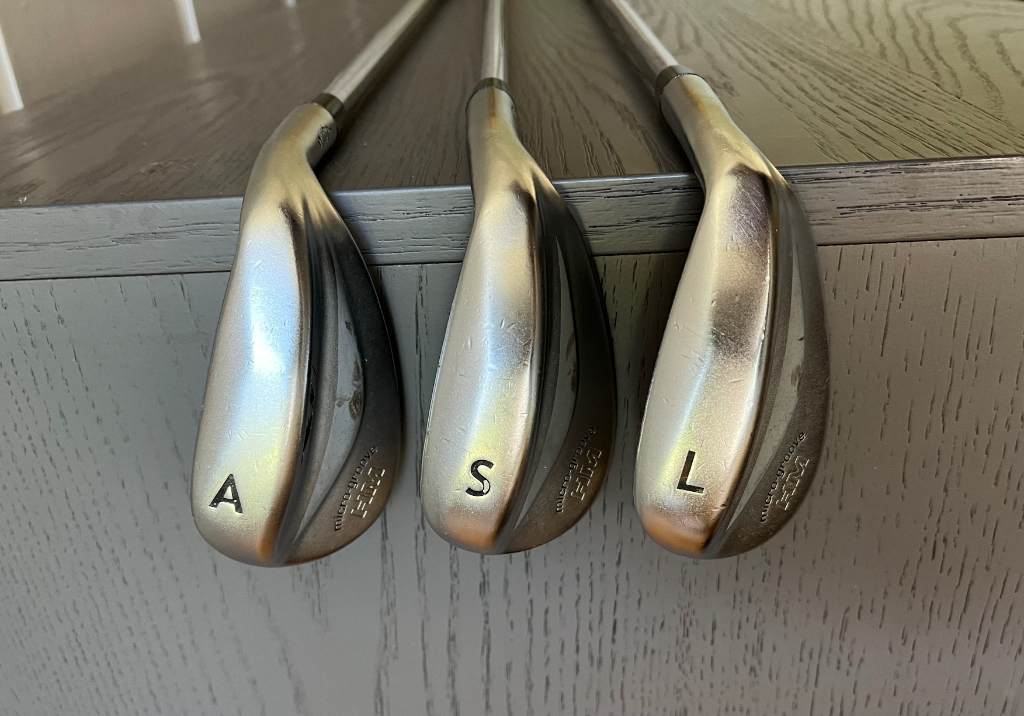 Forged Cavity Backs with Steelfiber i95 stiff-matching wedges, Wishon ...