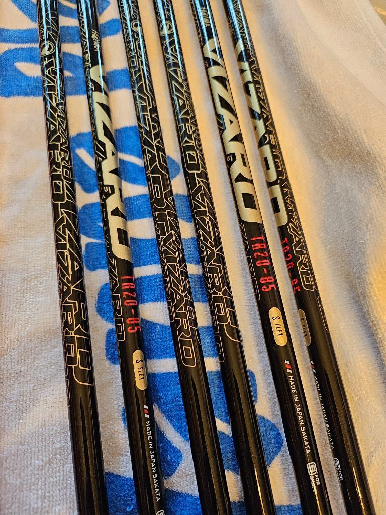 Blue Wedges, Red Shafts, Mizuno, Vokey, Honma, Hzrdus, KBS, Honma ...
