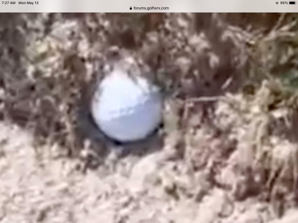 Is Alejandro Tosti's ball embedded inside or outside the bunker ...