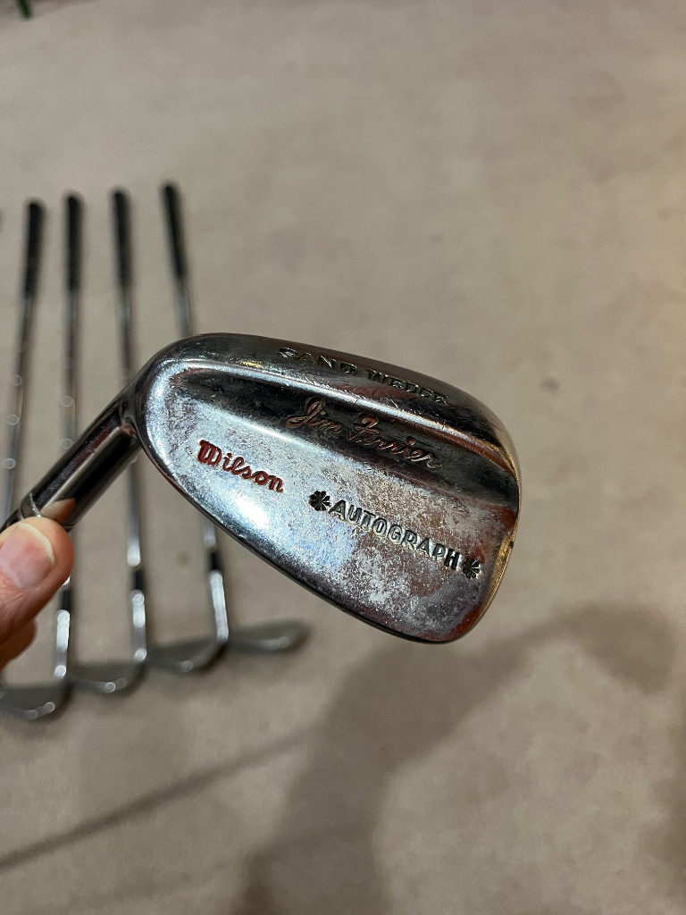 Wilson Autograph Jim Ferrier LH irons - Hickory, Persimmon and Classic ...