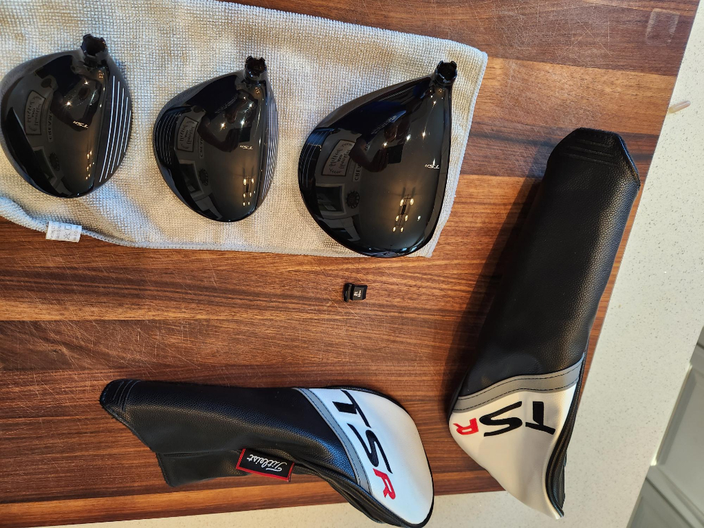 TSR3 driver head, Tsr2 3 and 5 wood heads Tour headcover - For Sale ...